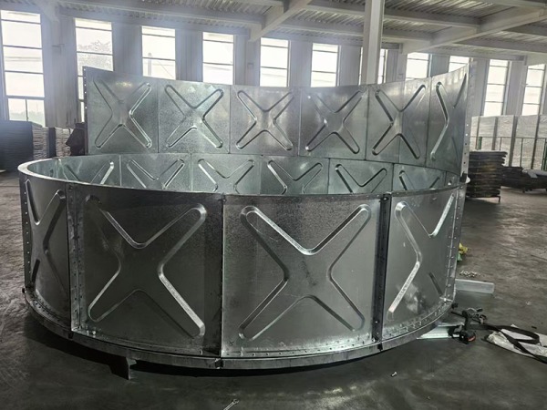 Modular Round Steel Tank | Galvanized & Stainless Steel Options